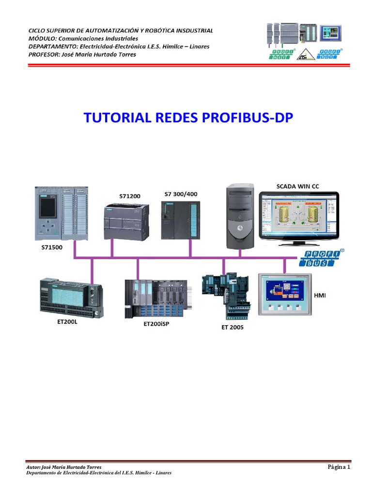Tutorial sobre la Red PROFIBUS-DP | PDF | Hardware de la computadora ...