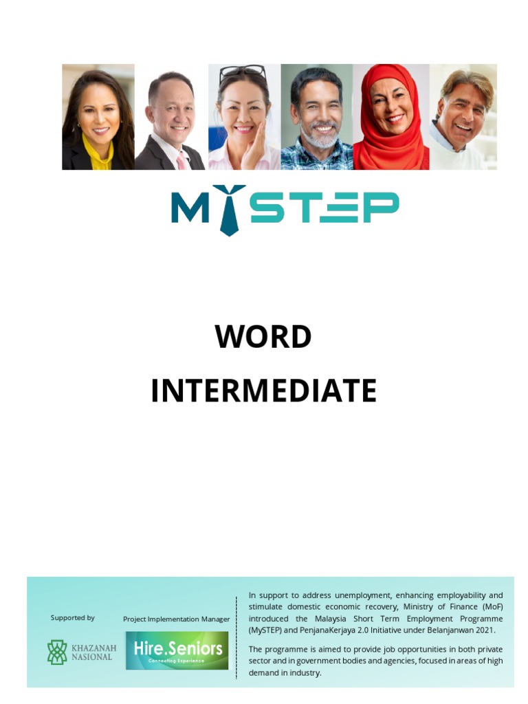 Word Intermediate Exercises | PDF | Computer File | Microsoft Word