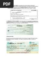 Cheque para Abono en Cuenta | PDF | Cheque | Bancos