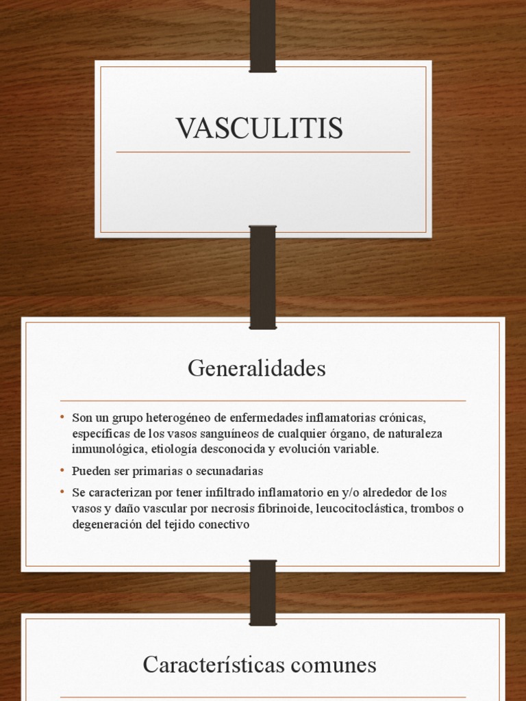 Vasculitis Resumen | PDF | Ciencias de la Salud | Especialidades Medicas