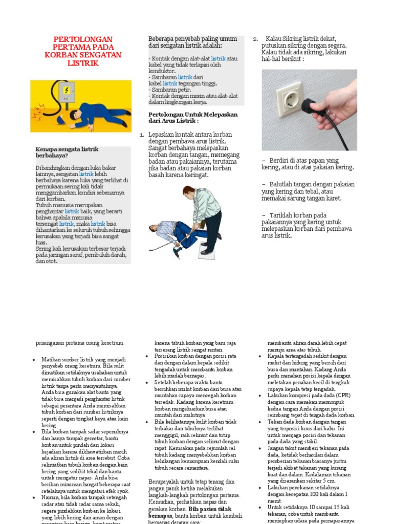 Pertolongan Pertama Pada Korban Sengatan Listrik | PDF