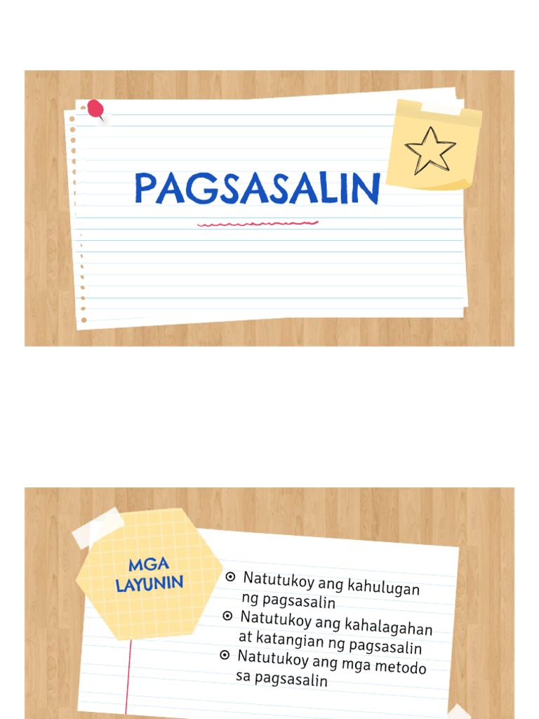 Pagsasaling Wika | PDF