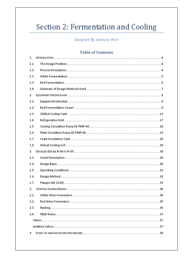 Fermentation Equipment Design Guide | PDF | Fermentation In Winemaking ...