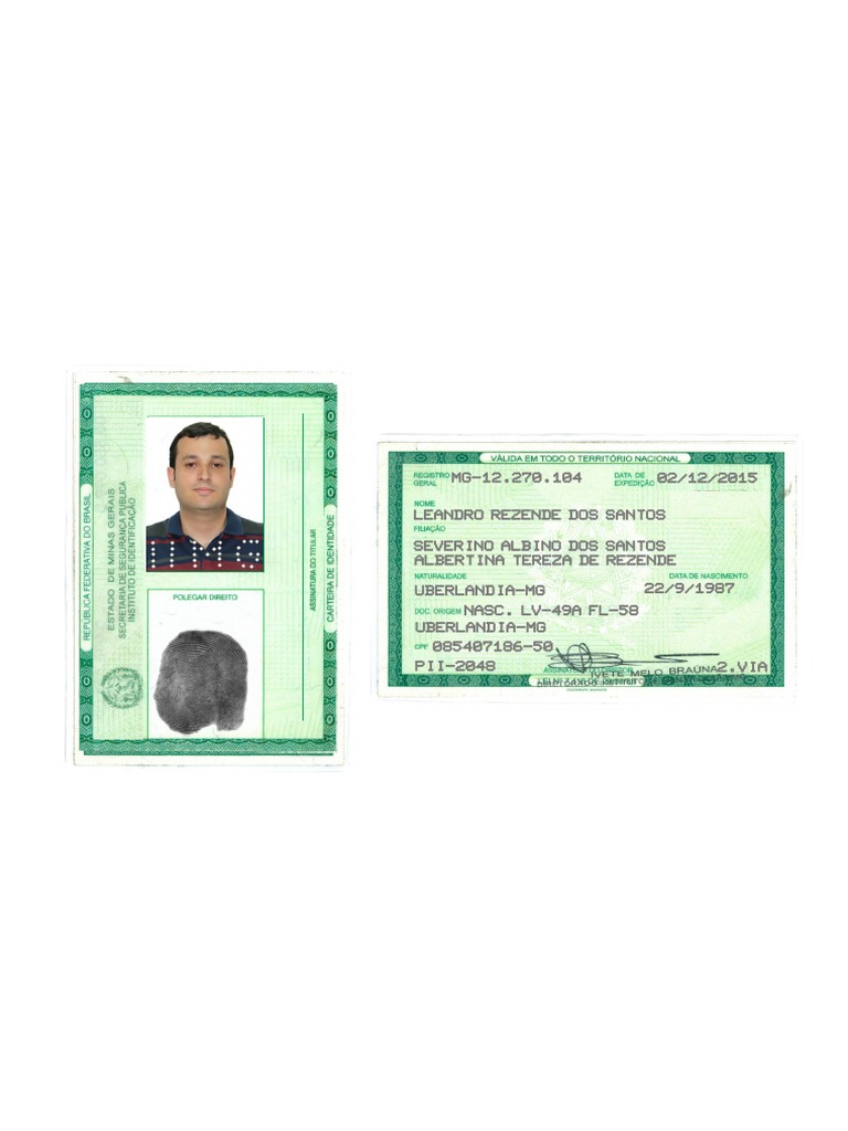 RG MG Editavel | PDF