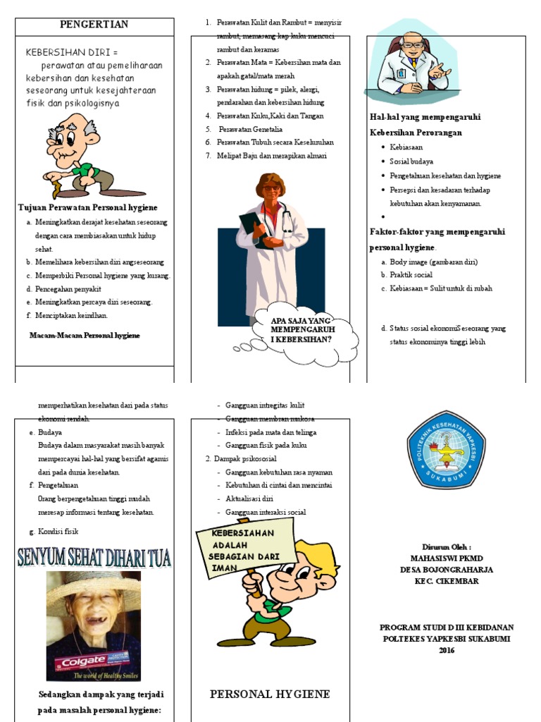 Leaflet Personal Hygiene Pdf