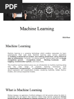A Seminar Report On Machine Learing | PDF | Statistical Classification ...