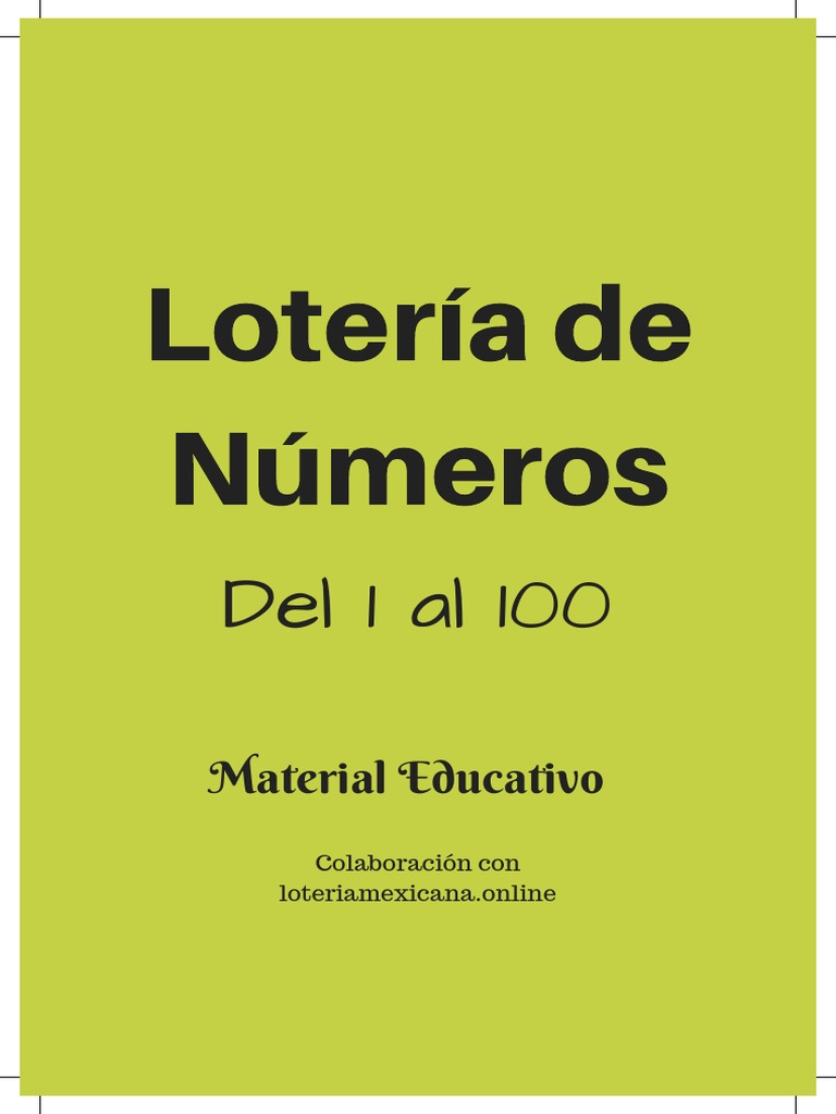 Lotería de Números 1 Al 100 | PDF