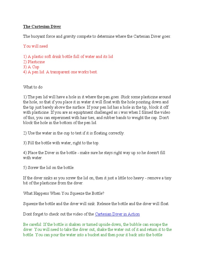 The Air Pressure Experiment | PDF | Nature | Balloon