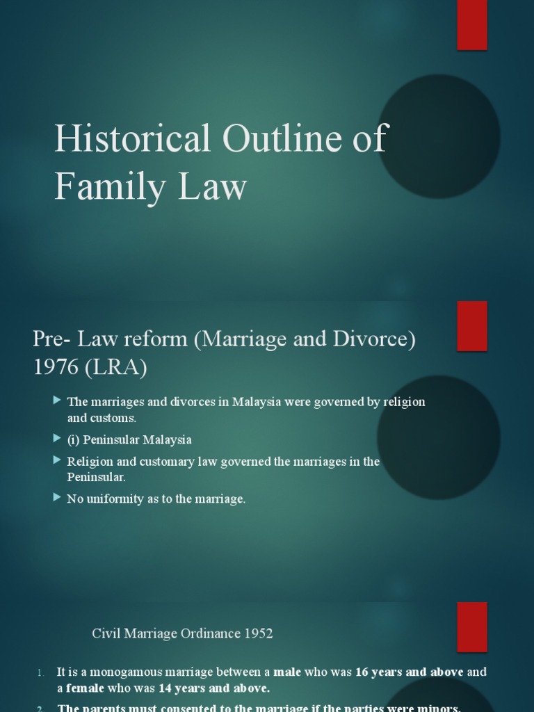 Overview of LRA 1976 and Marriage Laws | PDF | Marriage | Divorce