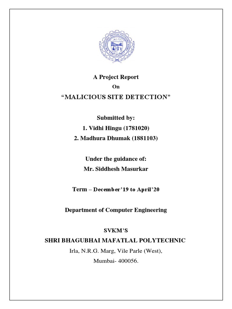 Malicious Site Detection (MSD) | PDF | World Wide Web | Internet & Web