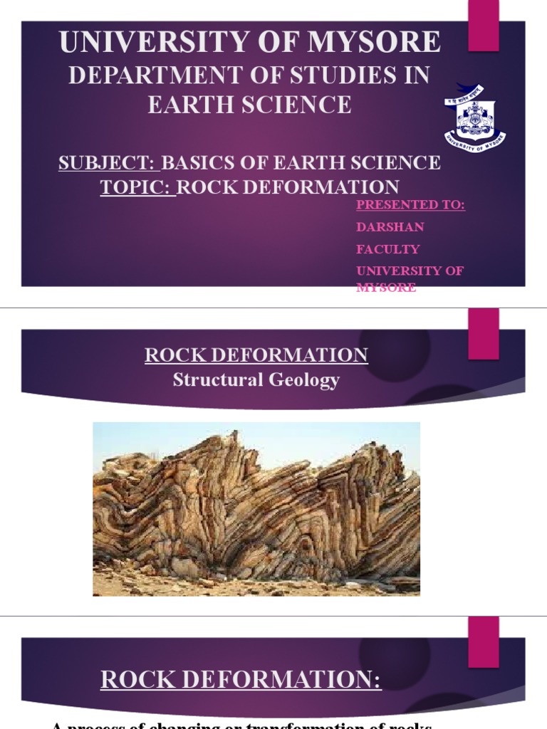 Rock Deformation Basics Explained | PDF | Fault (Geology) | Deformation ...