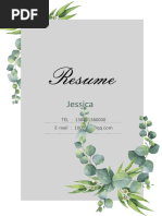 Green Leaf Resume for Designer Position | PDF | Design | Creativity