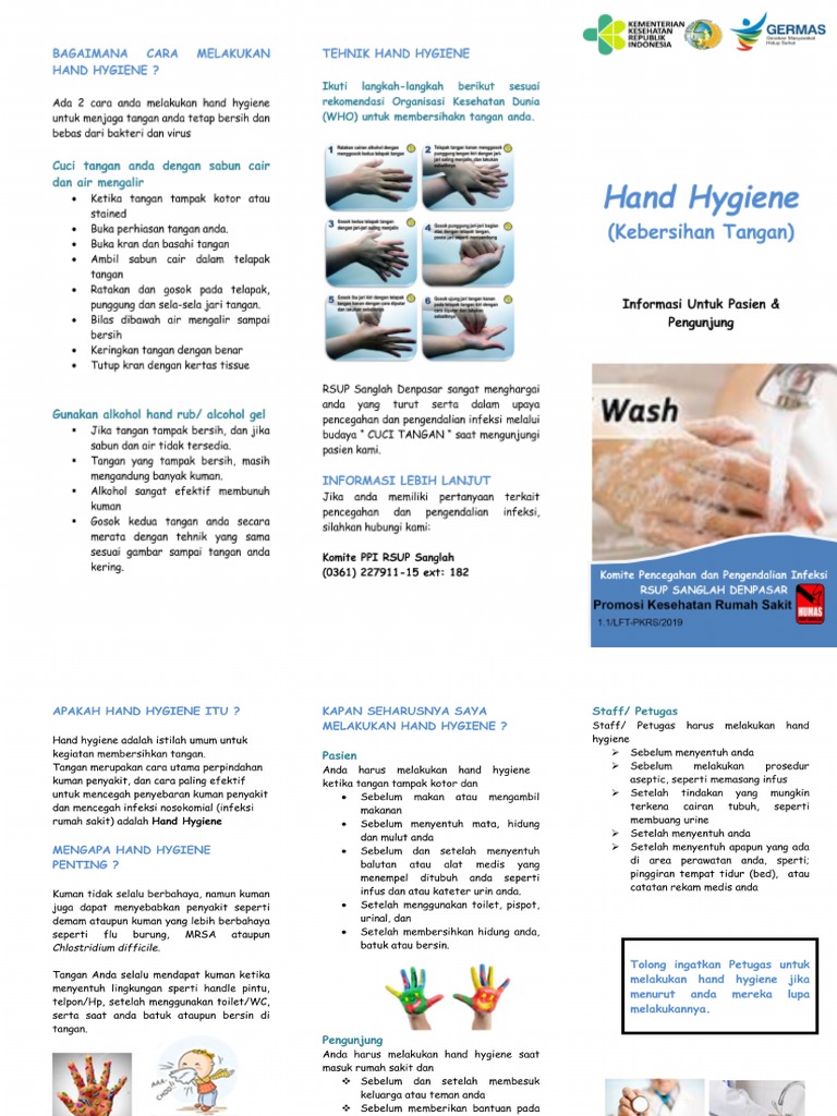 Leaflet HAND HYGIEN | PDF