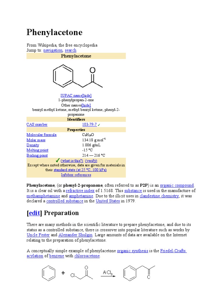 Phenylacetone | PDF