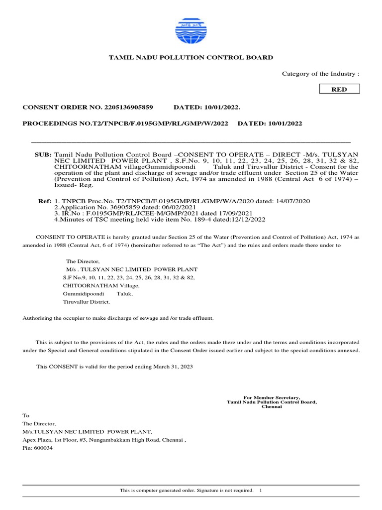 CertiFicate For Water - NEW | PDF | Sewage Treatment | Waste