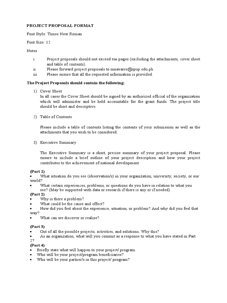Updated Project Proposal Format | PDF | Goal | Implementation