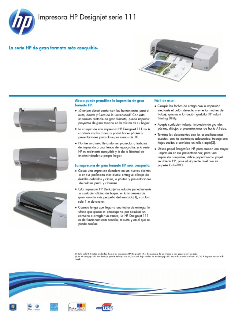 HP Designjet Serie 111 | PDF