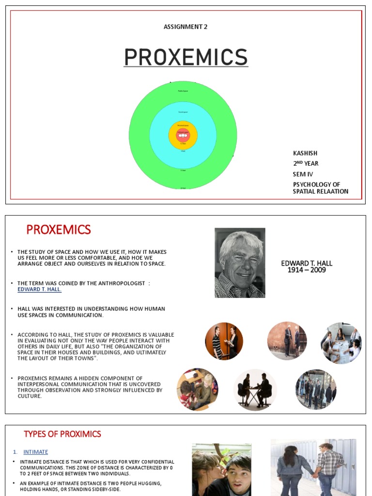 Proxemics: Assignment 2 | PDF | Cognition | Communication