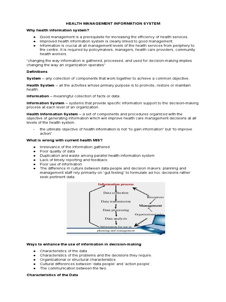 Health Management Information System | PDF | Electronic Health Record ...