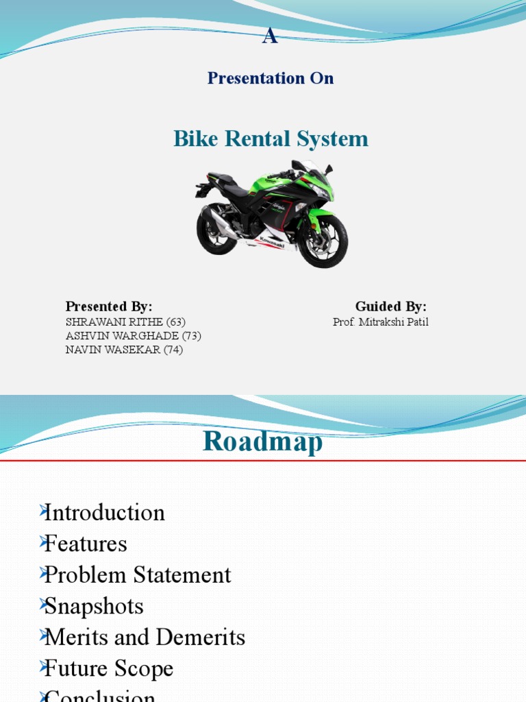 Bike Rental System: Presentation On | PDF | Motorcycle | Software
