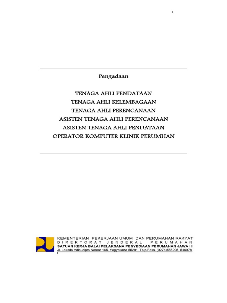 Rekrutmen TAPP BP2P Jawa III | PDF