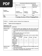 SOP For Cleaning of Packing Area | PDF