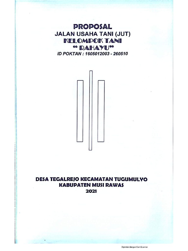Proposal Jut Poktan Rahayu-Compressed | PDF