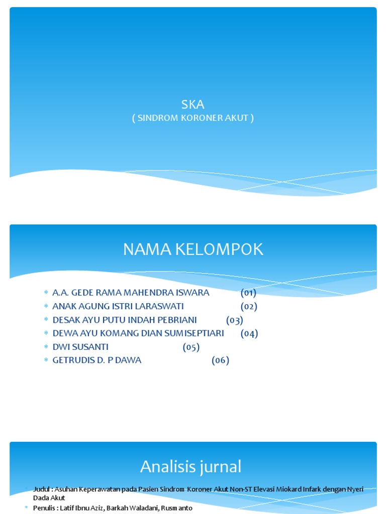 Terapi Pijat Kaki untuk Nyeri SKA NSTEMI | PDF