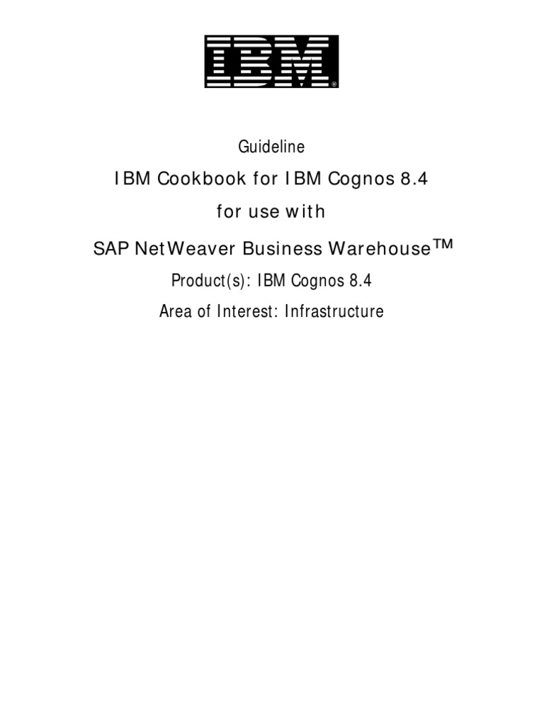 Ibm Cookbook With Sap Netweaver Business Warehouse Pdf Variable Computer Science Databases 