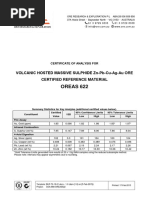 OREAS 603 Certificate | PDF | Outlier | Confidence Interval