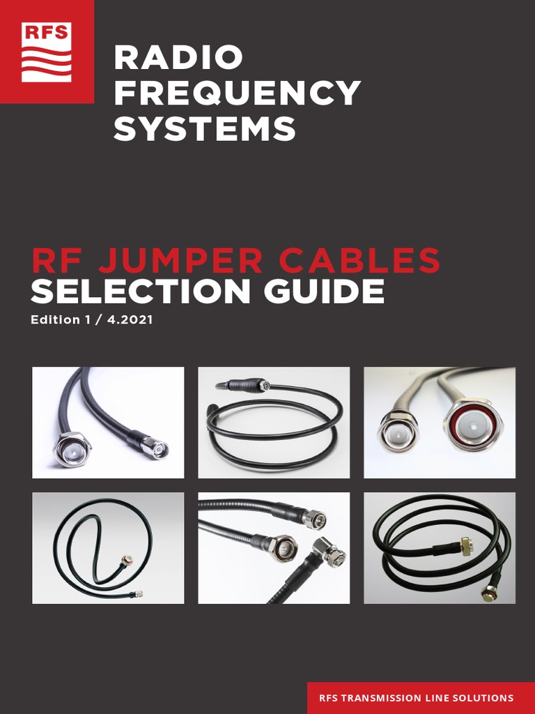 Radio Frequency Systems: RF Jumper Cables | Download Free PDF | Coaxial ...