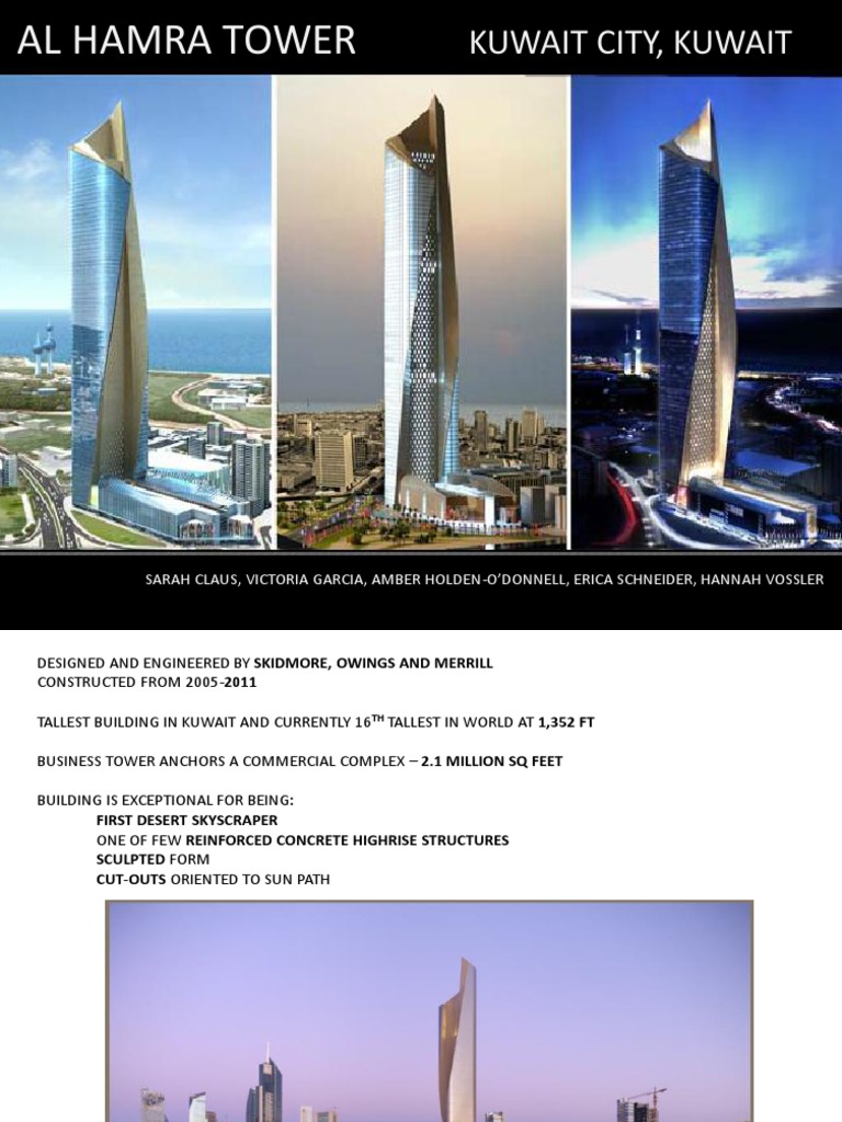 Al Hamra Tower: Kuwait City, Kuwait | PDF | Deep Foundation | Wound
