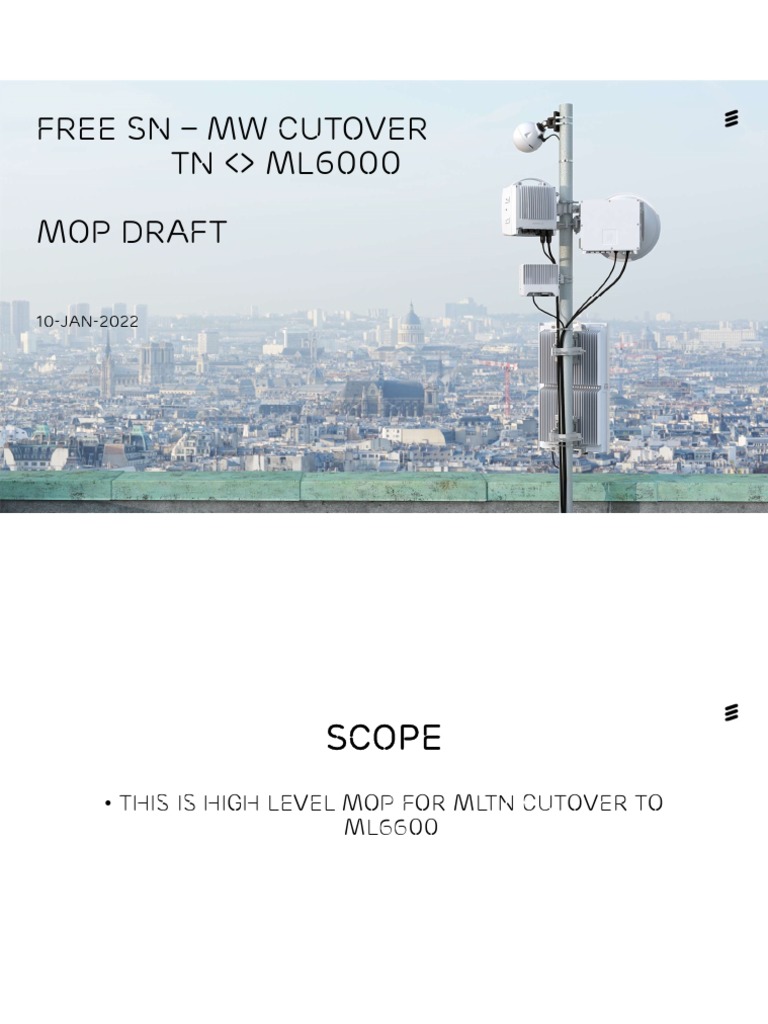 MoP MLTN Swap To ML6600 | PDF | Local Area Network | Information And ...