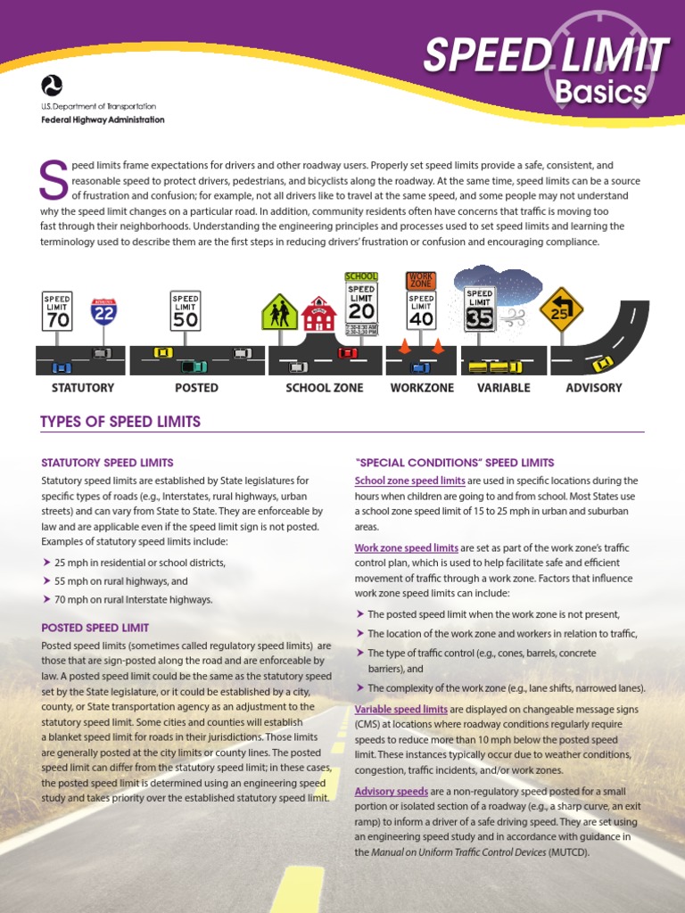 Speed Limit | PDF | Speed Limit | Traffic