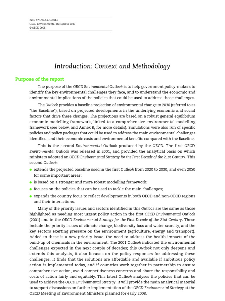 Introduction: Context and Methodology: Purpose of The Report | PDF ...
