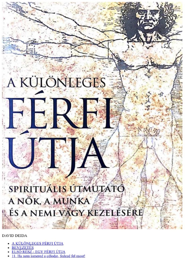 A Kulonleges Ferfi Utja - David Deida | PDF A Kulonleges Ferfi Utja - David Deida | PDF