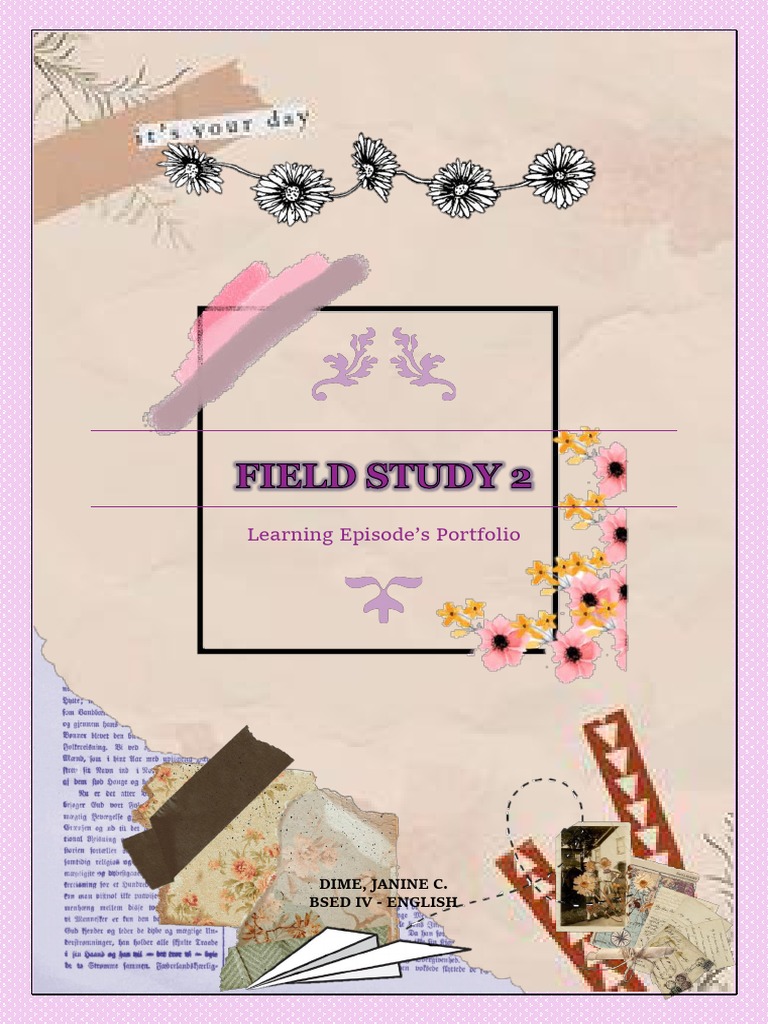 Field Study 2 Portfolio | PDF | Classroom | Learning