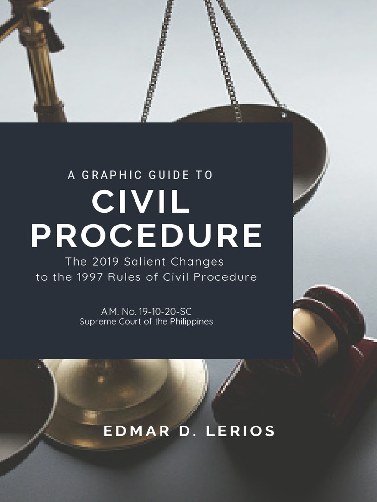 A Graphic Guide To: Civil Procedure | PDF | Pleading | Affidavit