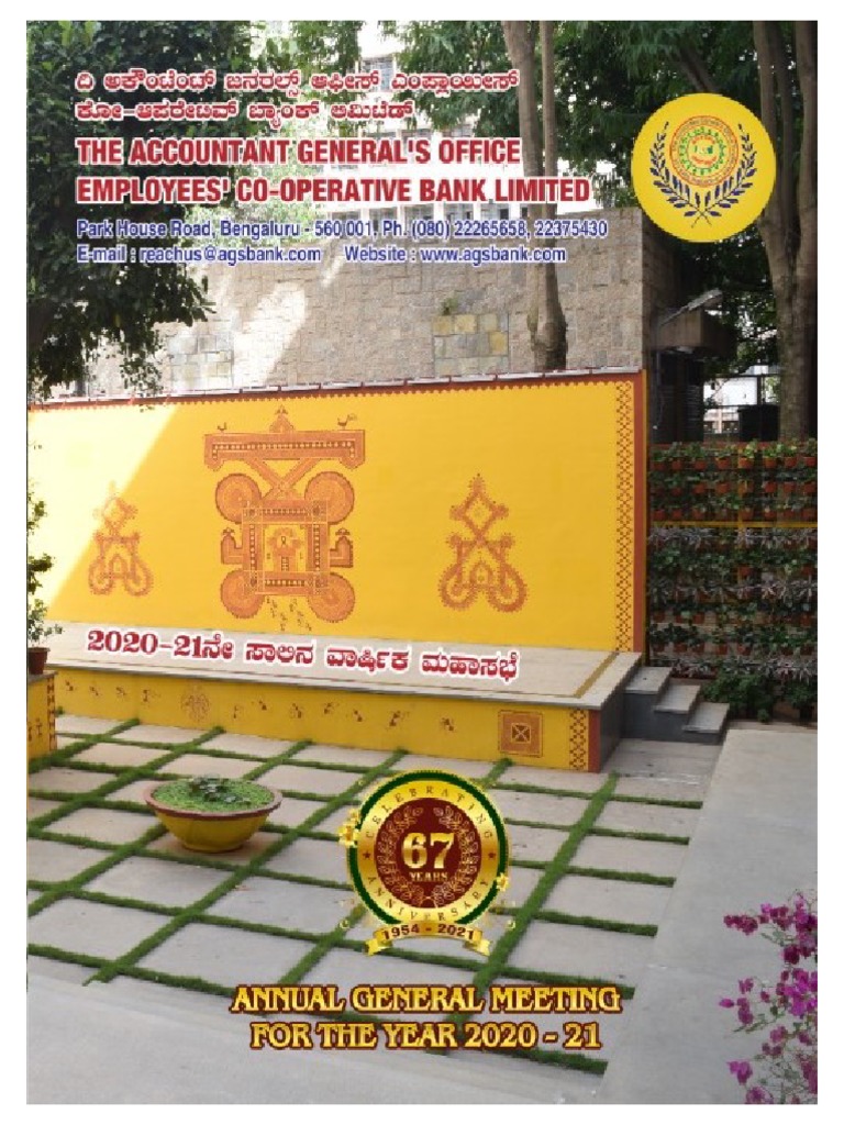 AGM Report 2020-2021 | PDF | Reserve Bank Of India | Banks