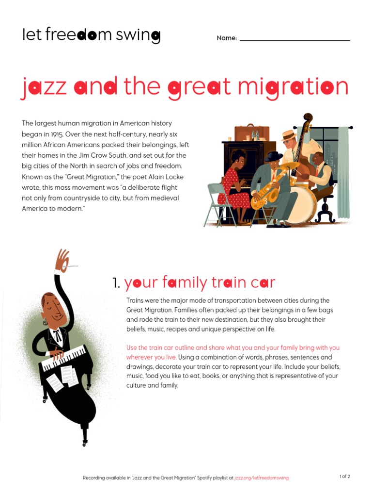 Jazz and Great Migration | PDF | Train | Transport