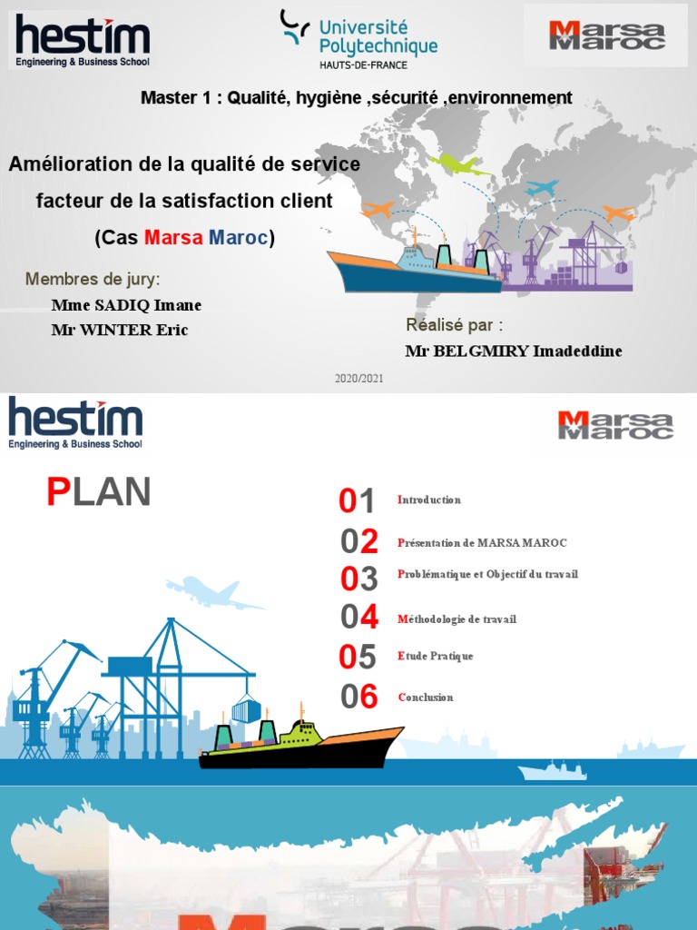 Présentation de PFE QHSE Imad FINAL | PDF | Maroc | Économie