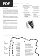 Rosary Guide | PDF | Lord's Prayer | Rosary