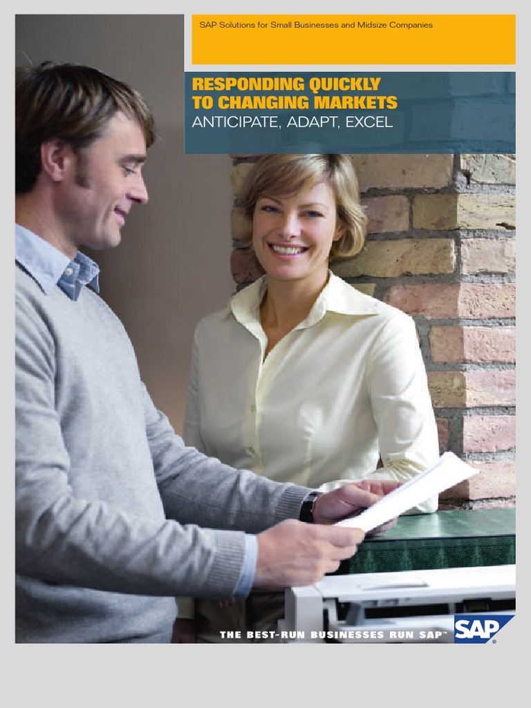 50 SME1-Responding Quickly To Changing Markets | PDF | Market (Economics) | Strategic Management