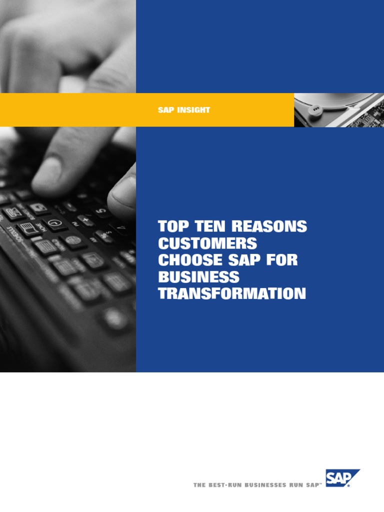 51 SAP Top 10 Biz Transformation | PDF | Business