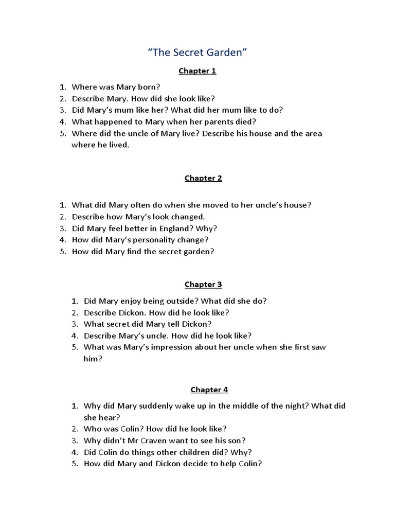 The Secret Garden | PDF