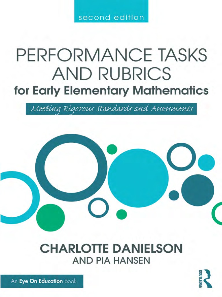 Performance Tasks and Rubrics For Early Elementary Mathematics ...