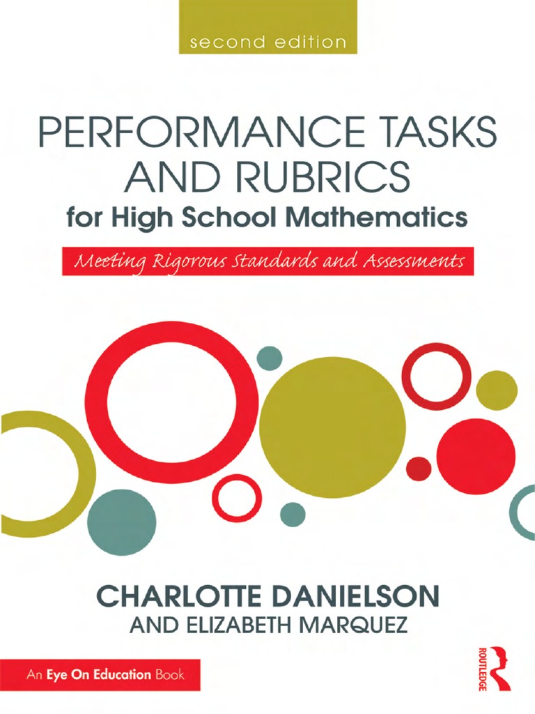 Performance Tasks and Rubrics For High School Mathematics - Meeting ...