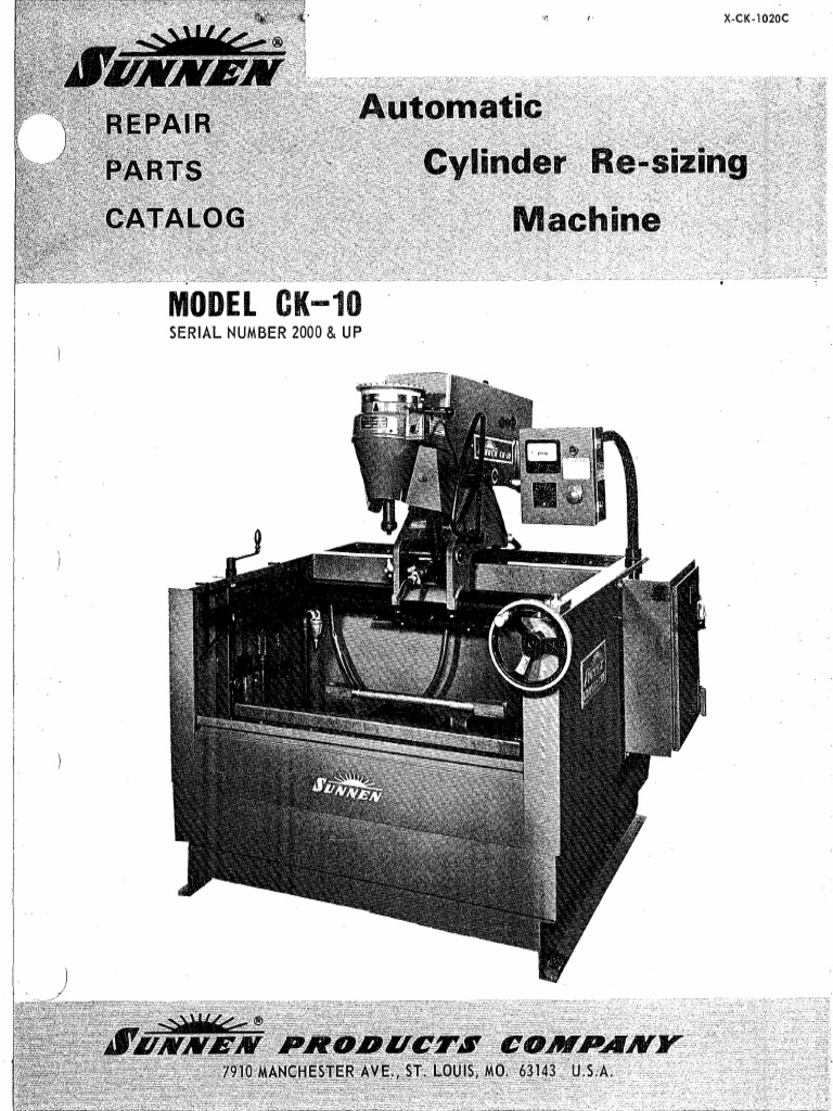 X-CK-1020C CK21 Parts Manual | PDF