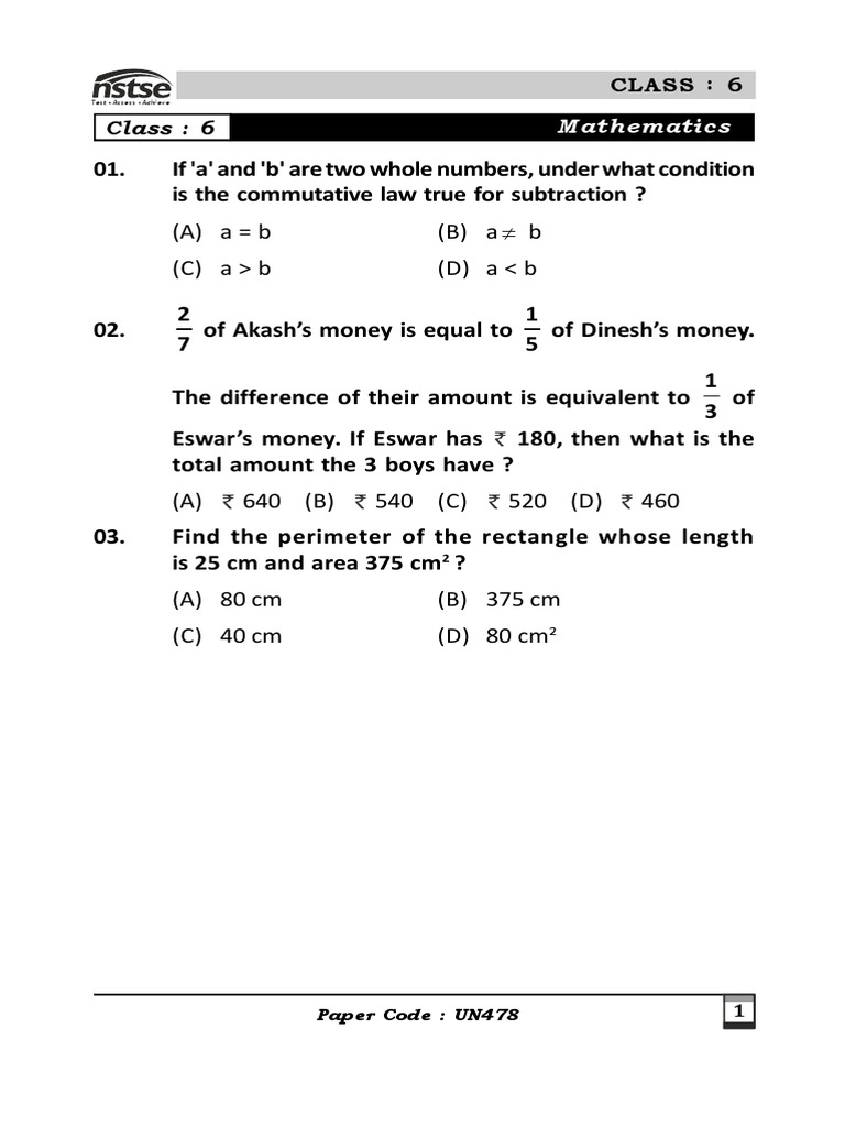 (A) A B (B) A B (C) A B (D) A B: Class: 6 | PDF | Plants | Water