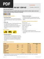 Shell Argina S2 40 TDS | PDF | Lubricant | Motor Oil